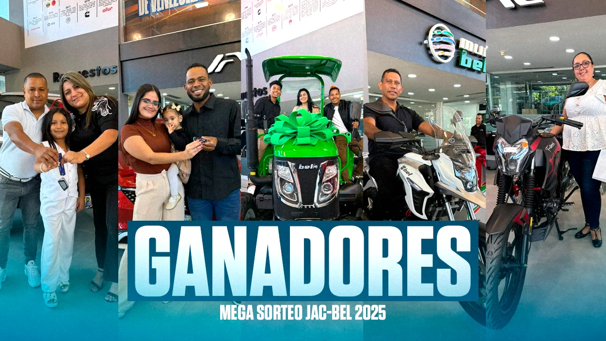 ¡El Mega Sorteo que hizo realidad 8 grandes sueños! - JAC Autos Venezuela